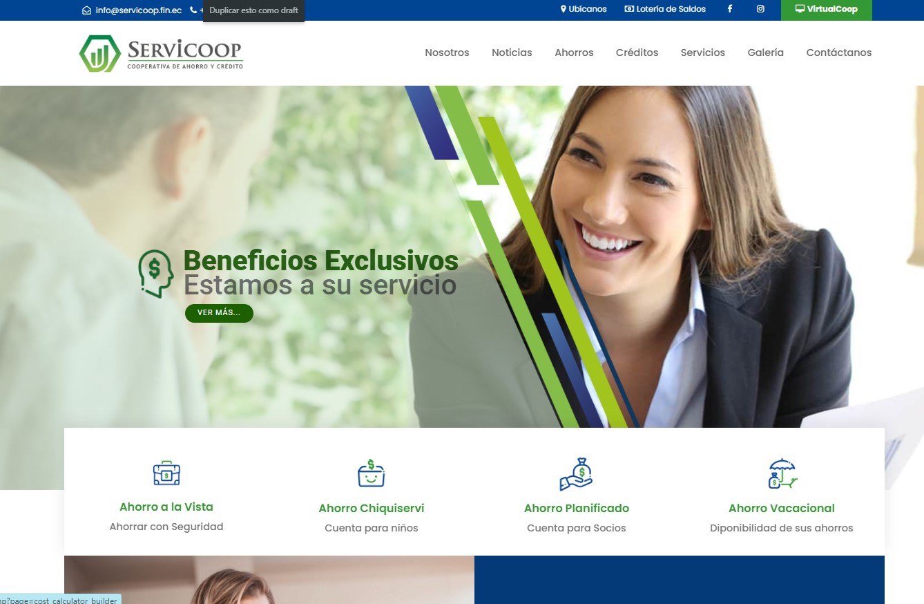 Crédito Educativo - Servicoop